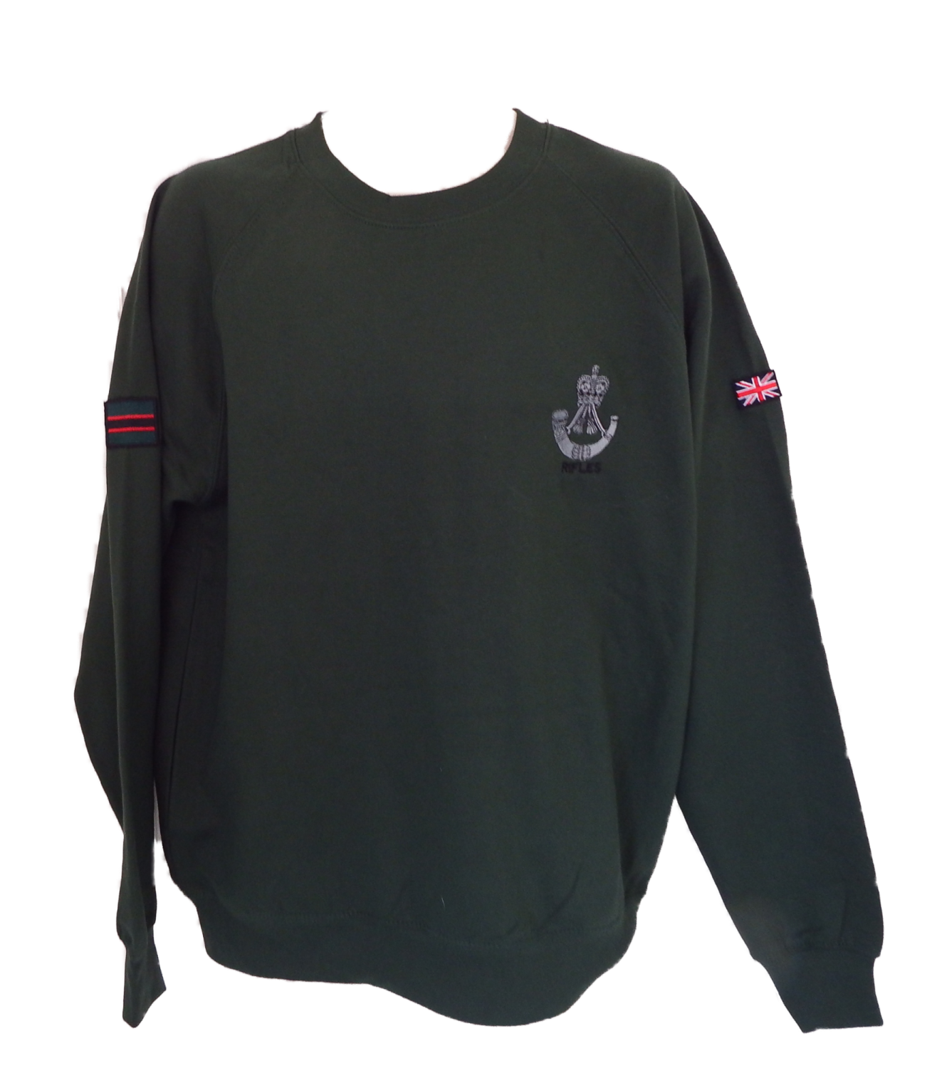 Rifles regiment personalised embroidered clothing