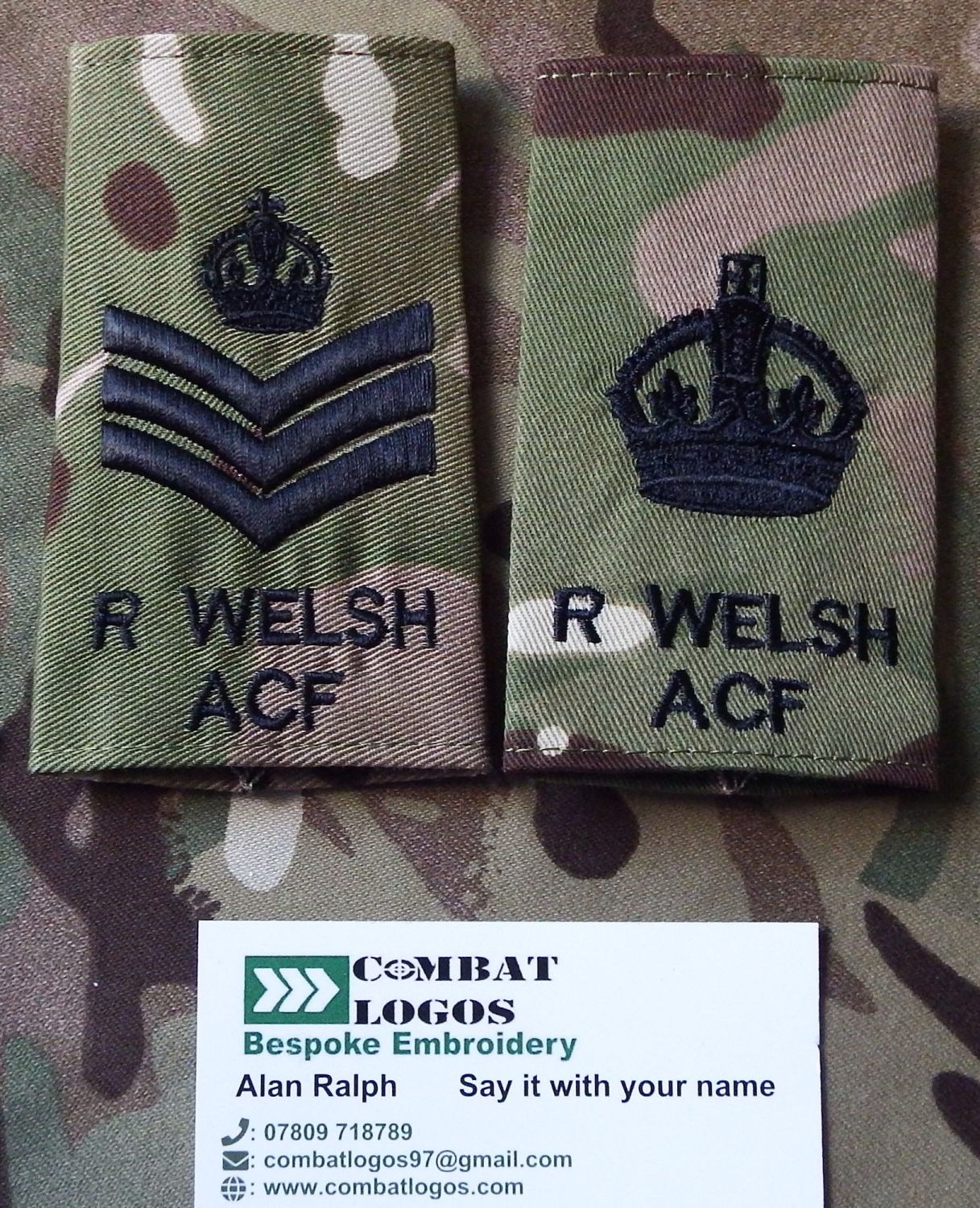 royal welsh regiment rank slides