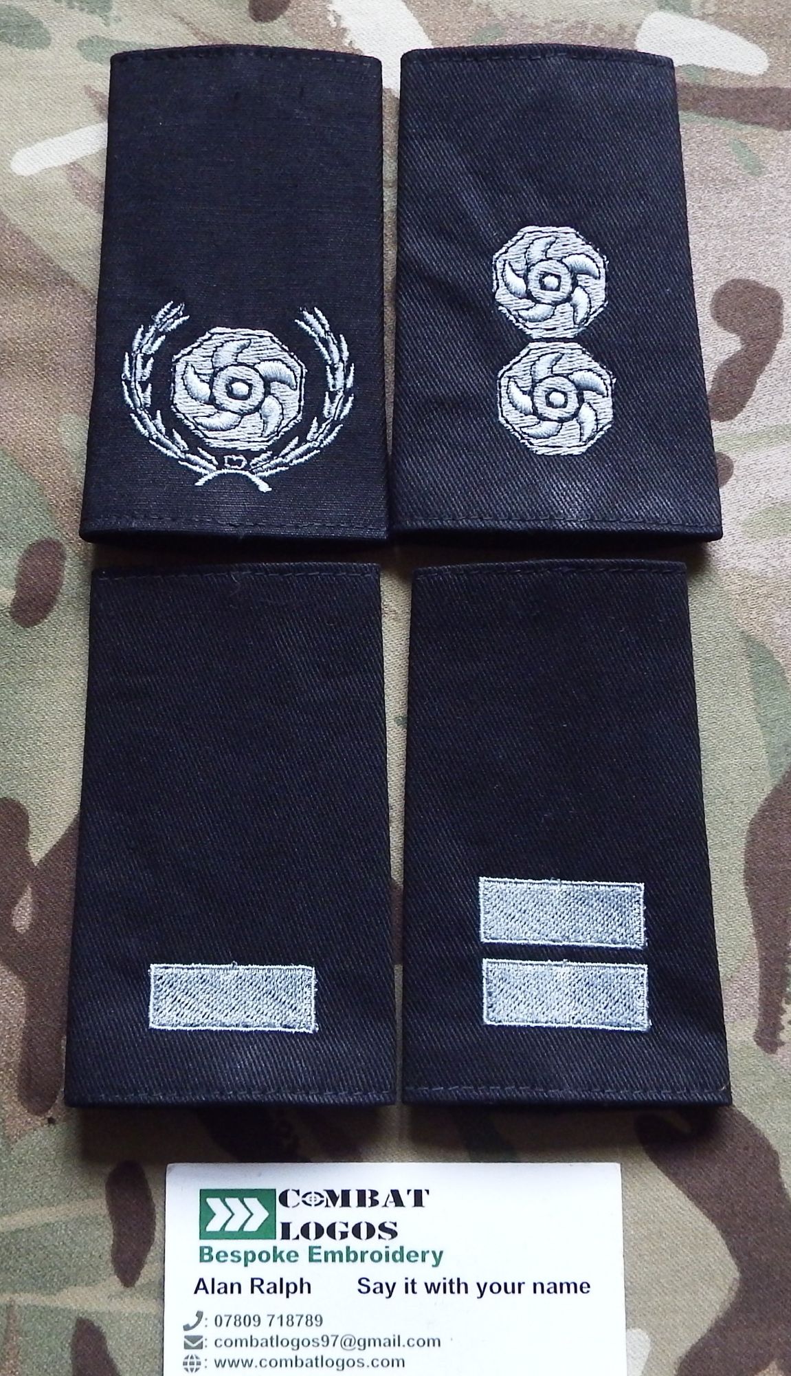 Fire Brigade Rank Epaulettes