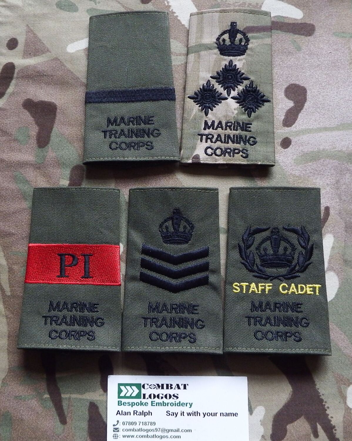 Marine Training Corps Rank Slides