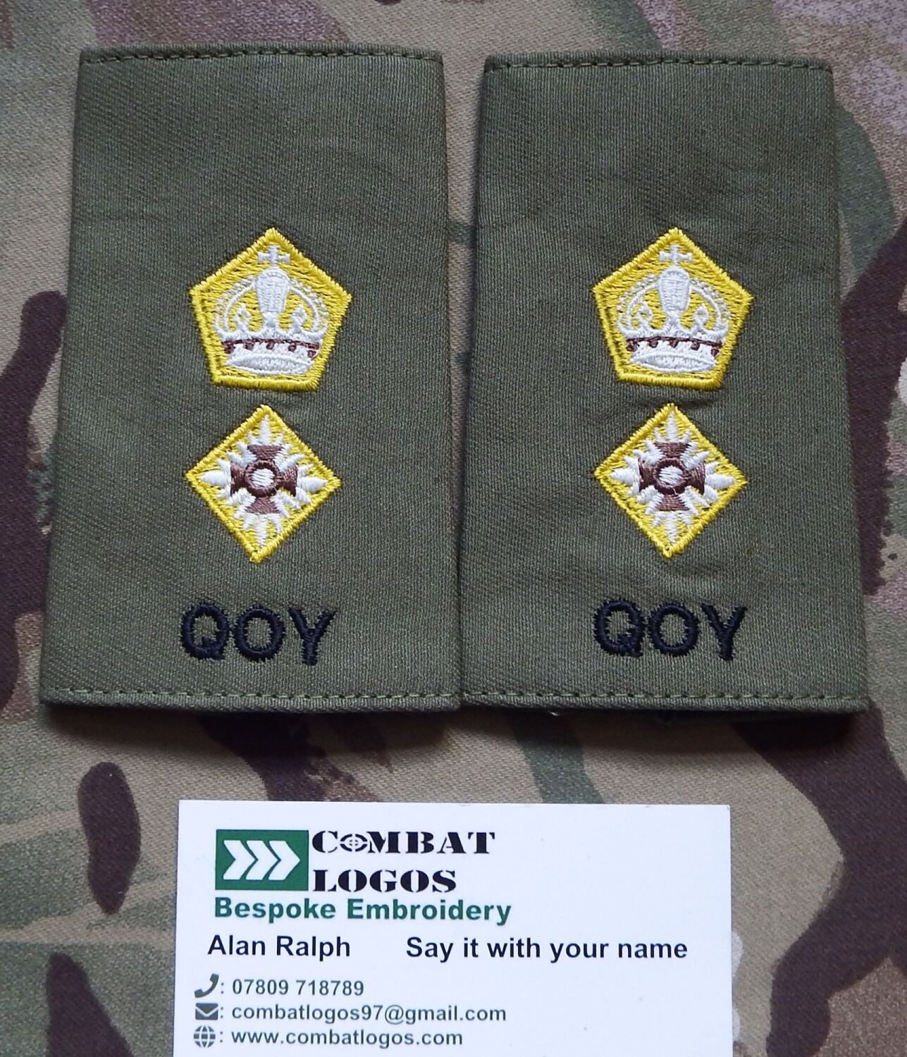 Queens Own Yeomanry Rank Slides