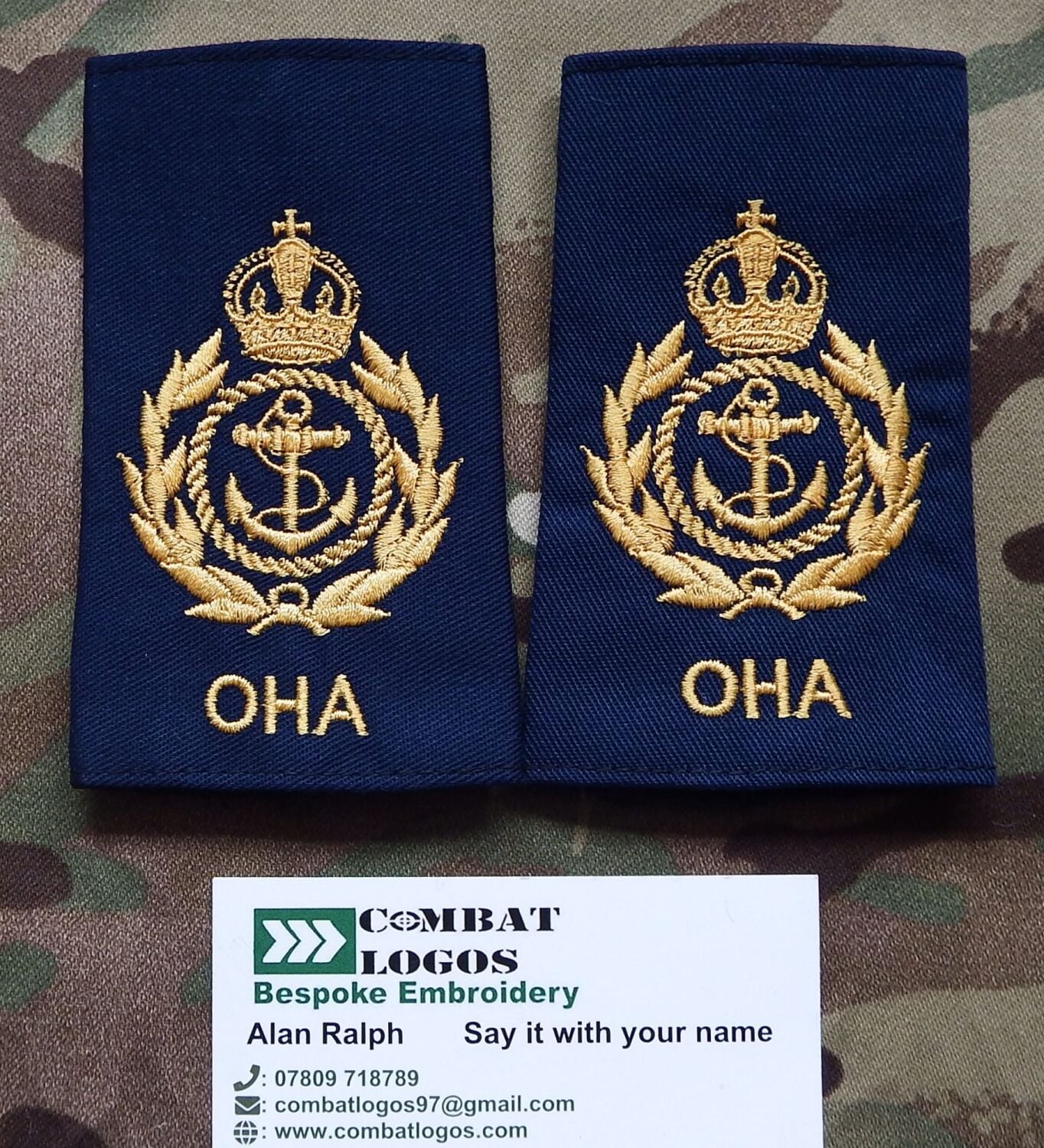 Royal Navy & Royal Navy Reserves Rank Slides