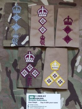 army rank slides