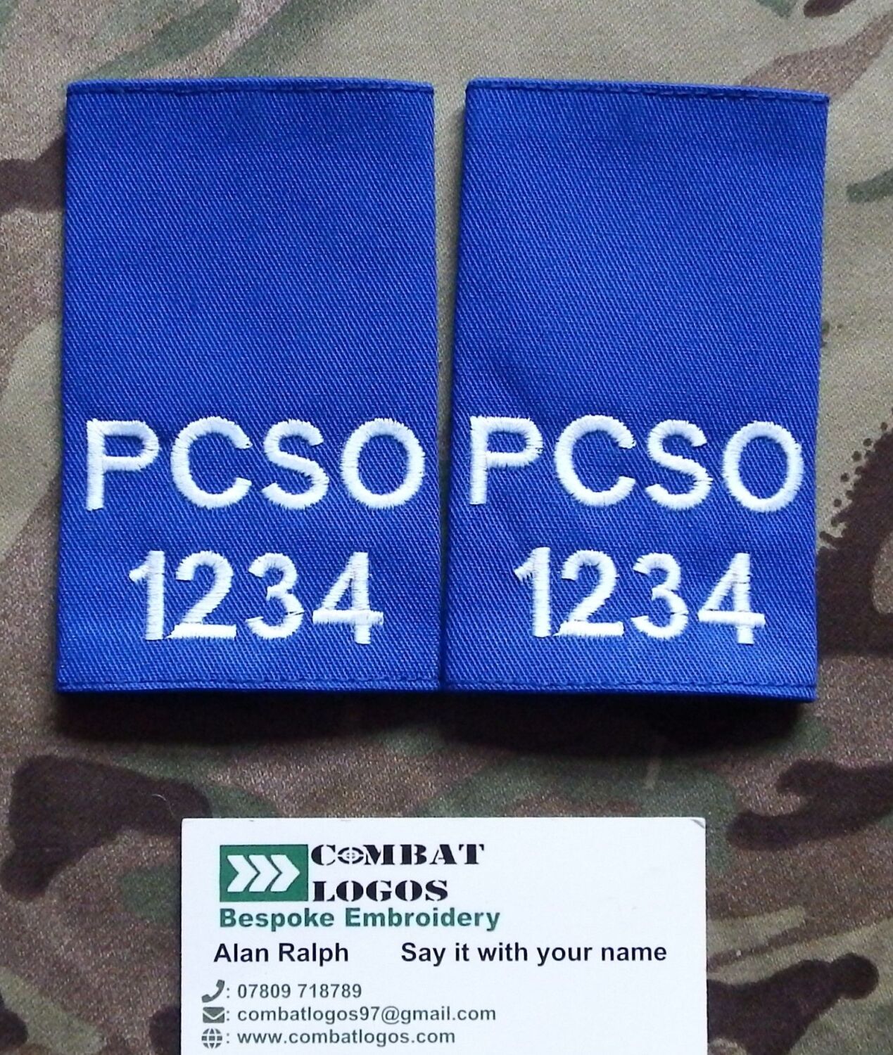 PCSO Rank Epaulettes