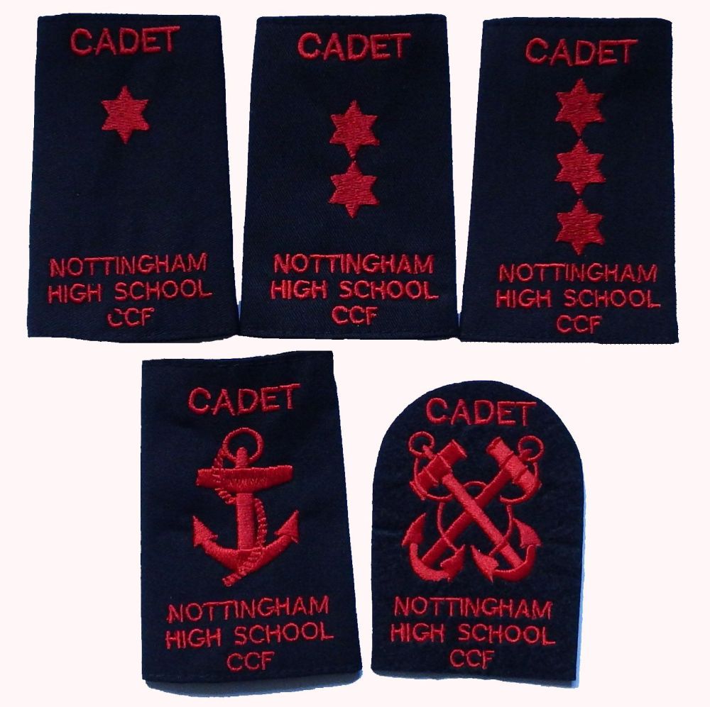 Rank Slides navy Section Rank Slides navy Section