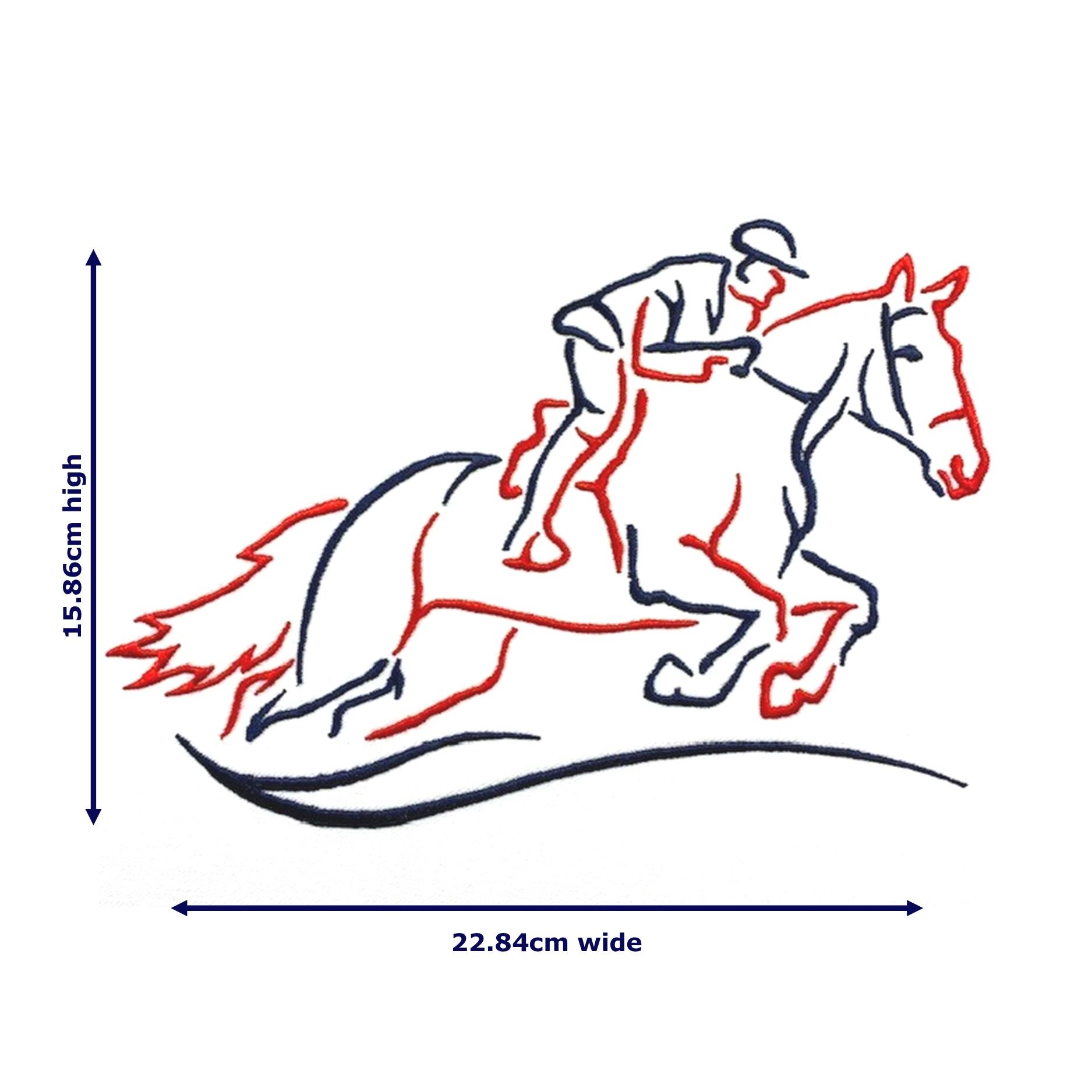 SHOWJUMPING LOGOS - Equestrian Embroidery | Personalised Embroidered ...