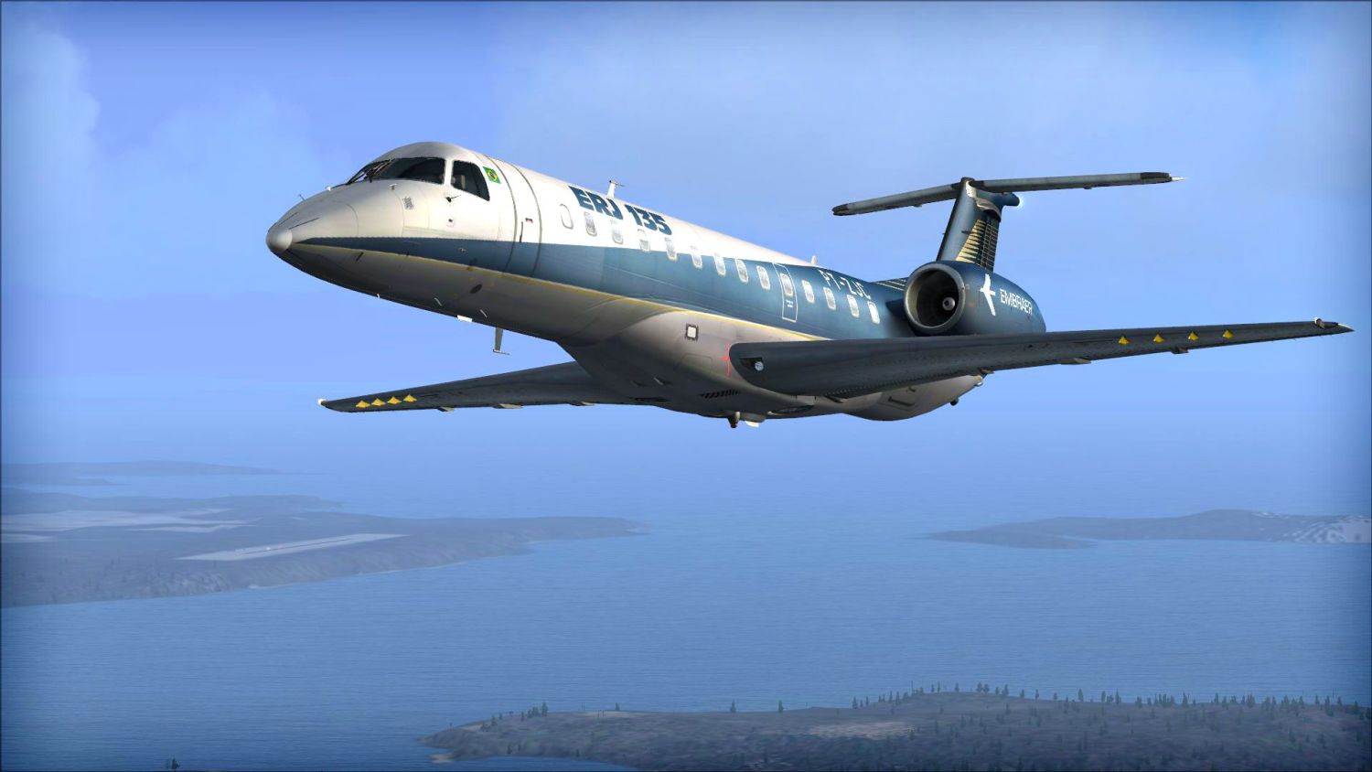 Flight Simulator X - Embraer ERJ 135LR & 145XR Add-On - DPSimulation