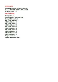 Microsoft Flight Simulator 2020 | Keyboard Controls | DPSimulation