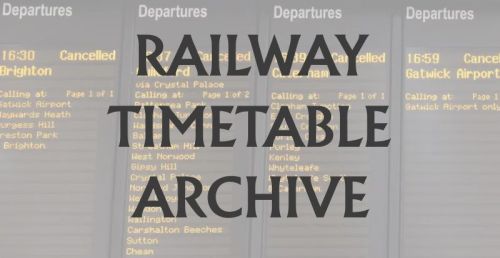 Timetable Archive | DPSimulation
