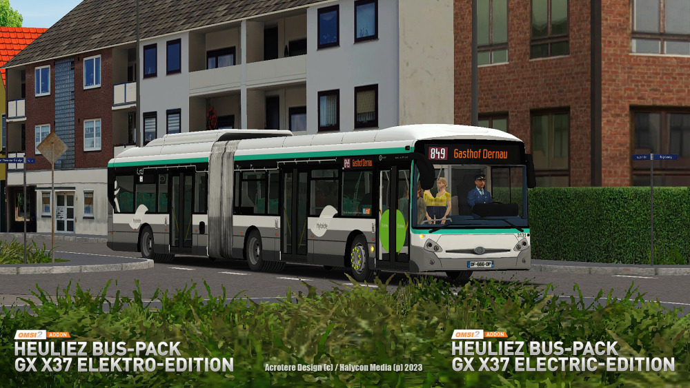 OMSI 2: Heuliez Bus Pack GX x37 Electric Edition | Buy Now | DPSimulation