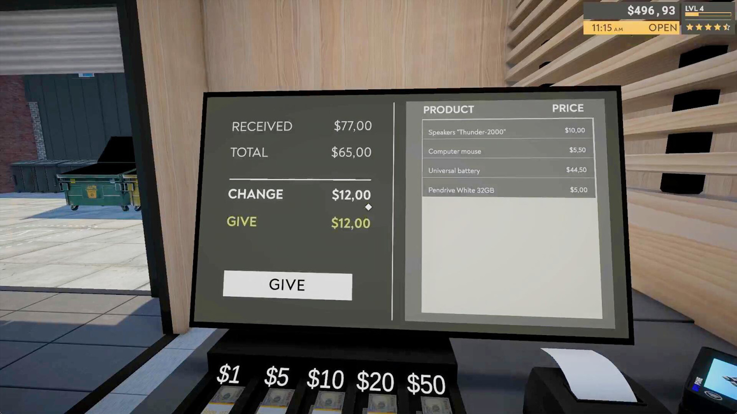 Returns Outlet Simulator | DPSimulation
