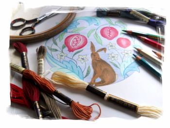 Sarah Homfray, embroiderer, artist and author