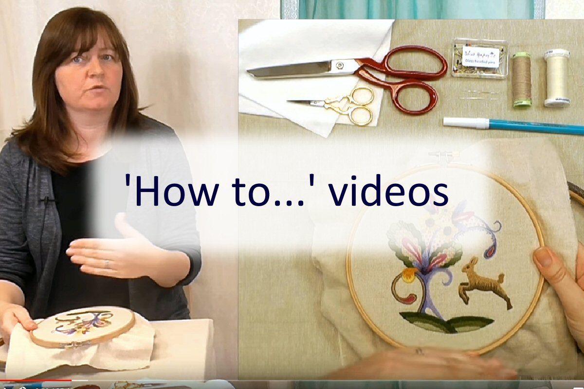 Hand embroidery supplies shipped worldwide. Instructional videos ...