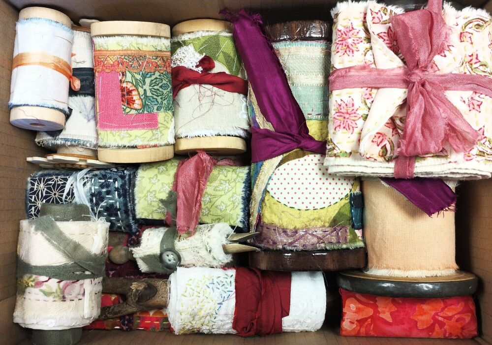 Fresh air, forest inspiration and gentle stitching...