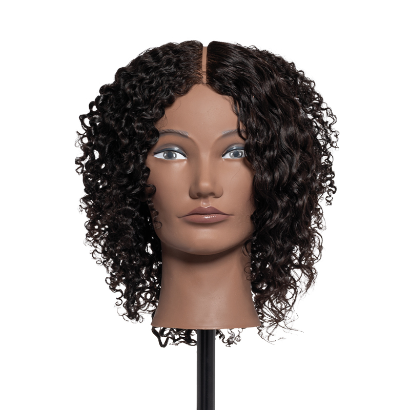 Pivot Point Multi-Texture Quad – 100% Human Hair Mannequin Head