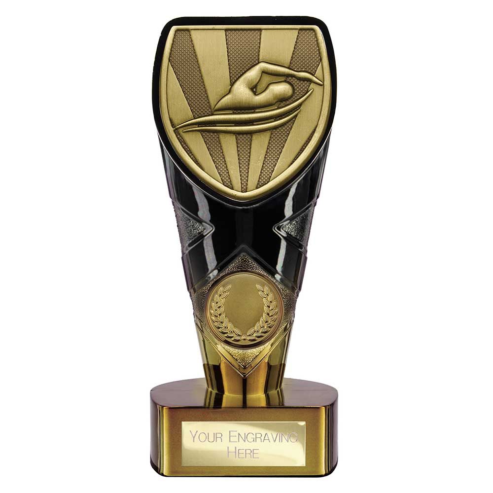 resin swimming trophy award