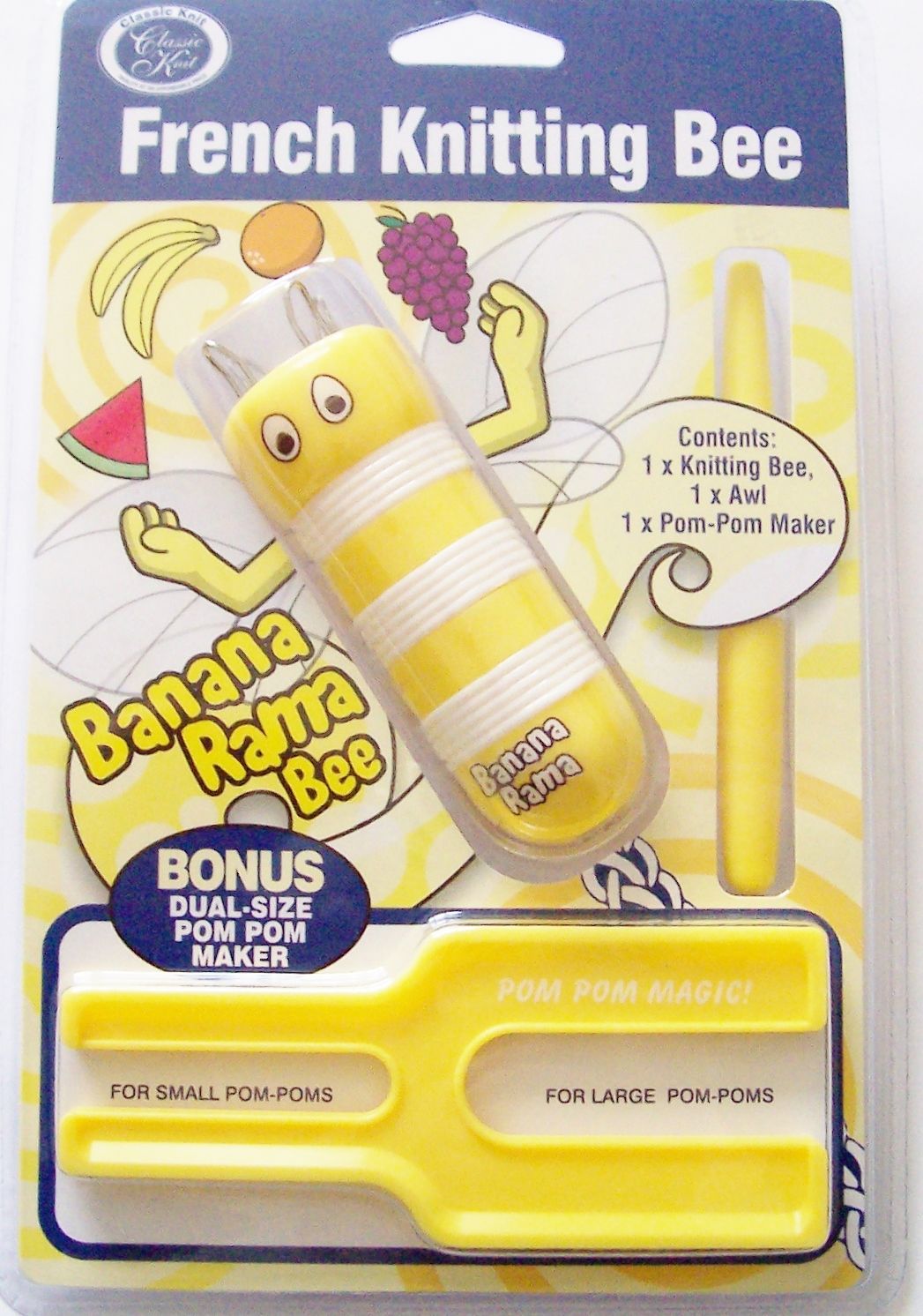 French Knitting Bee Set Pom Pom Maker T1971.01