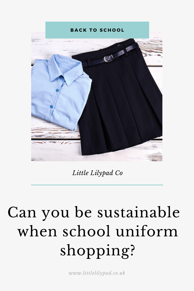 Sustainable school uniform