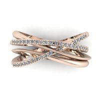 Eternal Infinity Emerald & Diamond Eternity Ring White Gold
