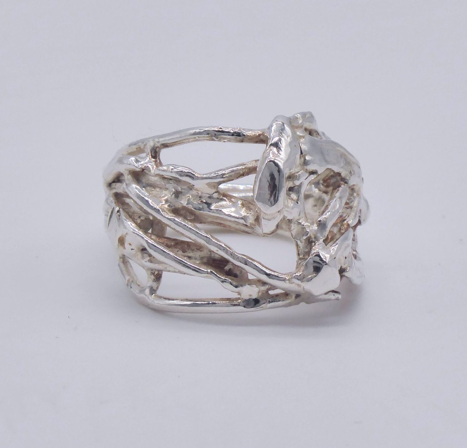 Contemporary Silver Rings | Modern Silver Rings | Handmade Silver Rings