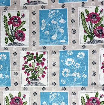 vintage fabrics, all original, fifties, sixties, seventies