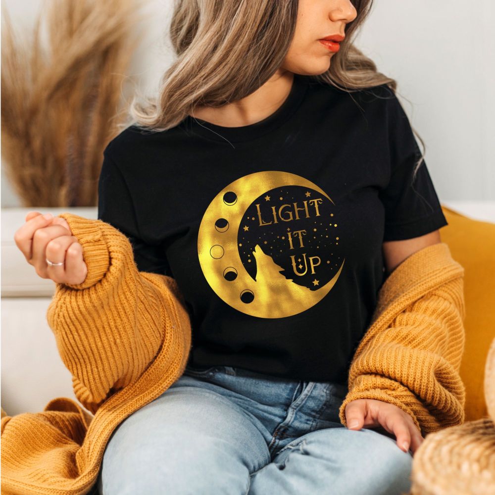 Light It Up T-shirt, Crescent City, Sarah J Maas Official Licenced Merch