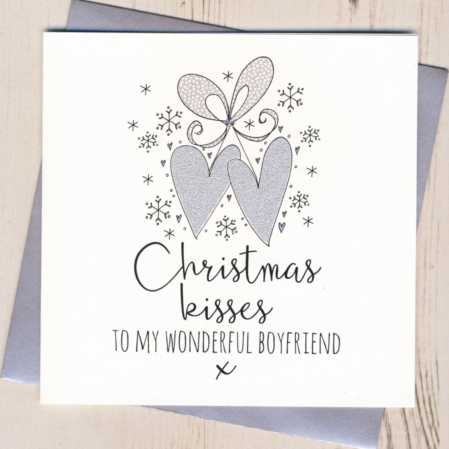 handmade boyfriend christmas card