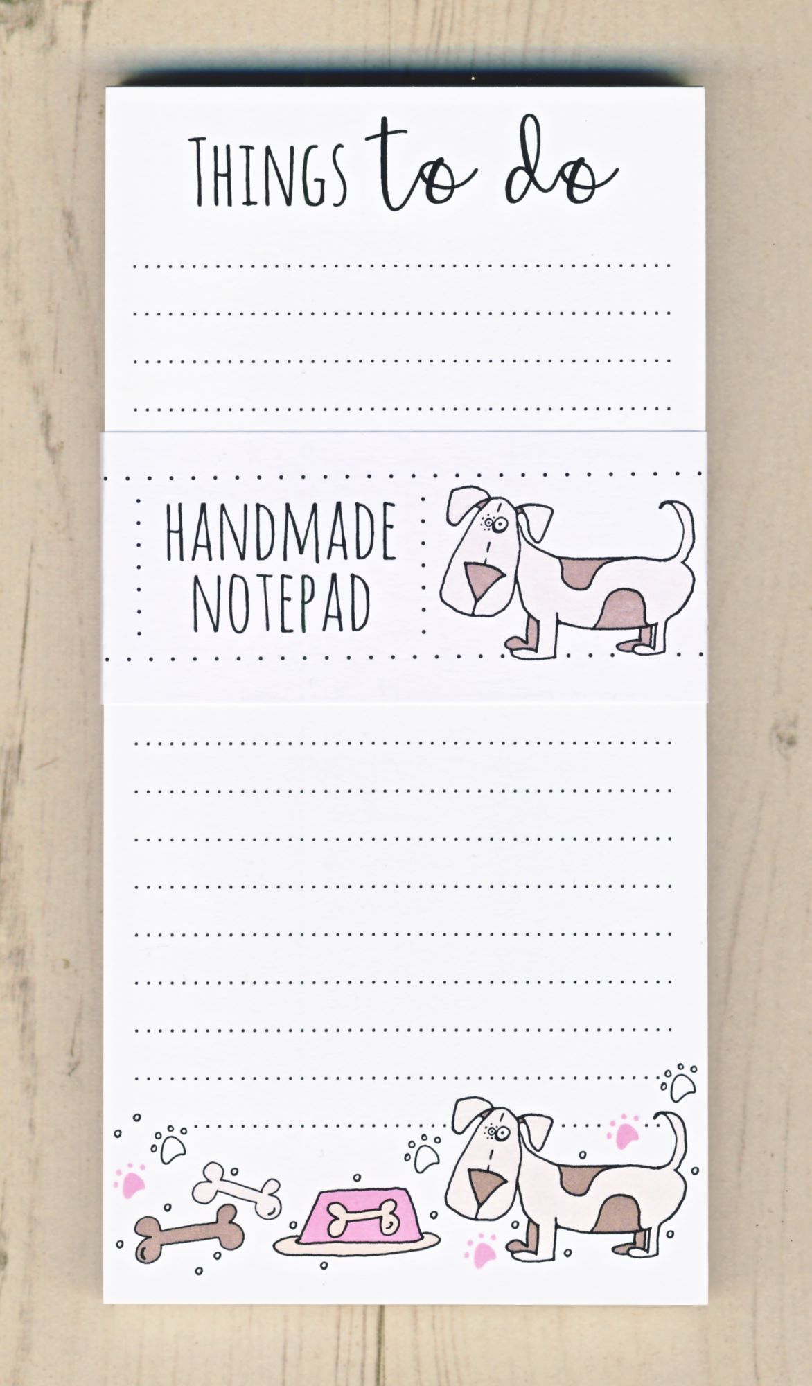 handmade things to do notepad
