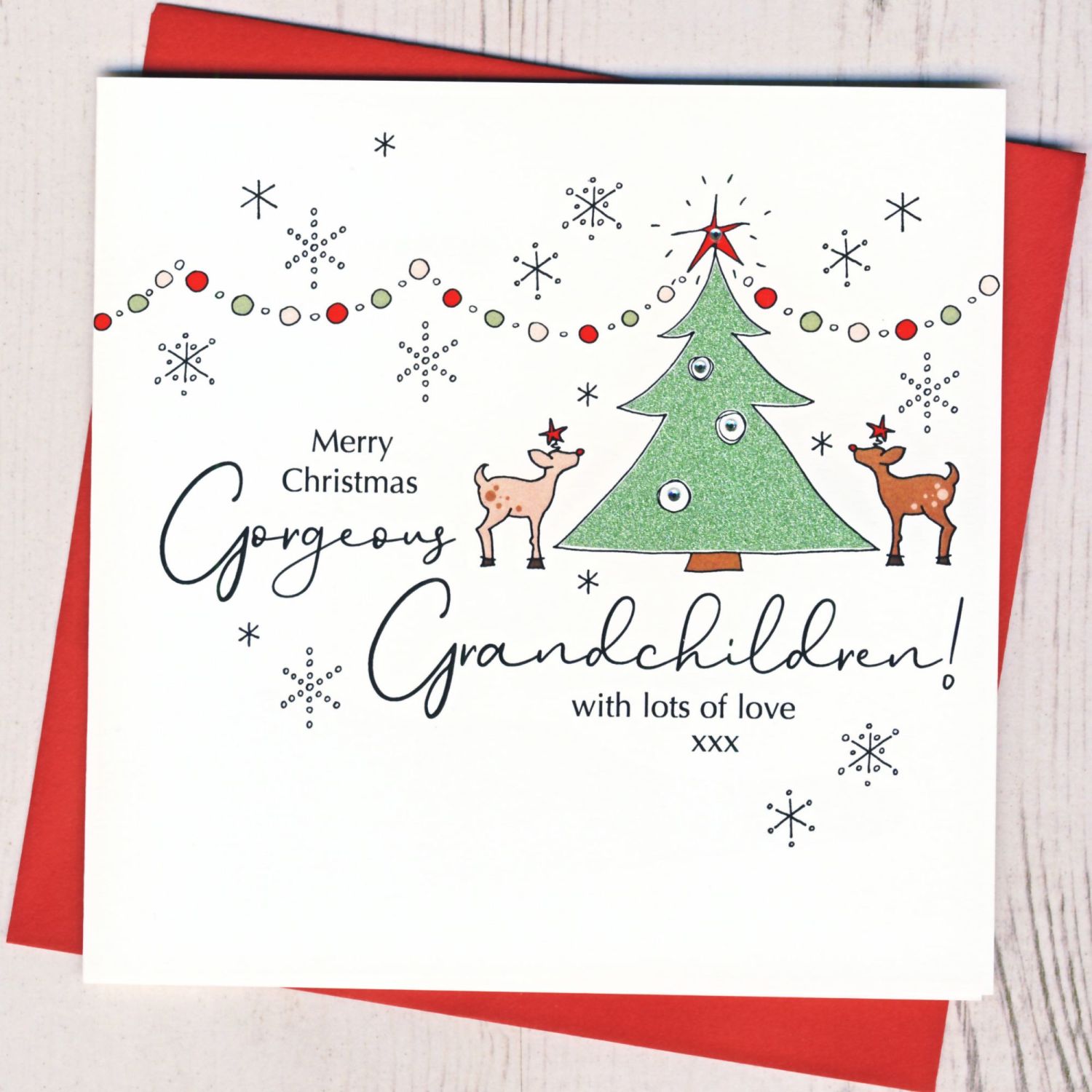 grandchildren Christmas card