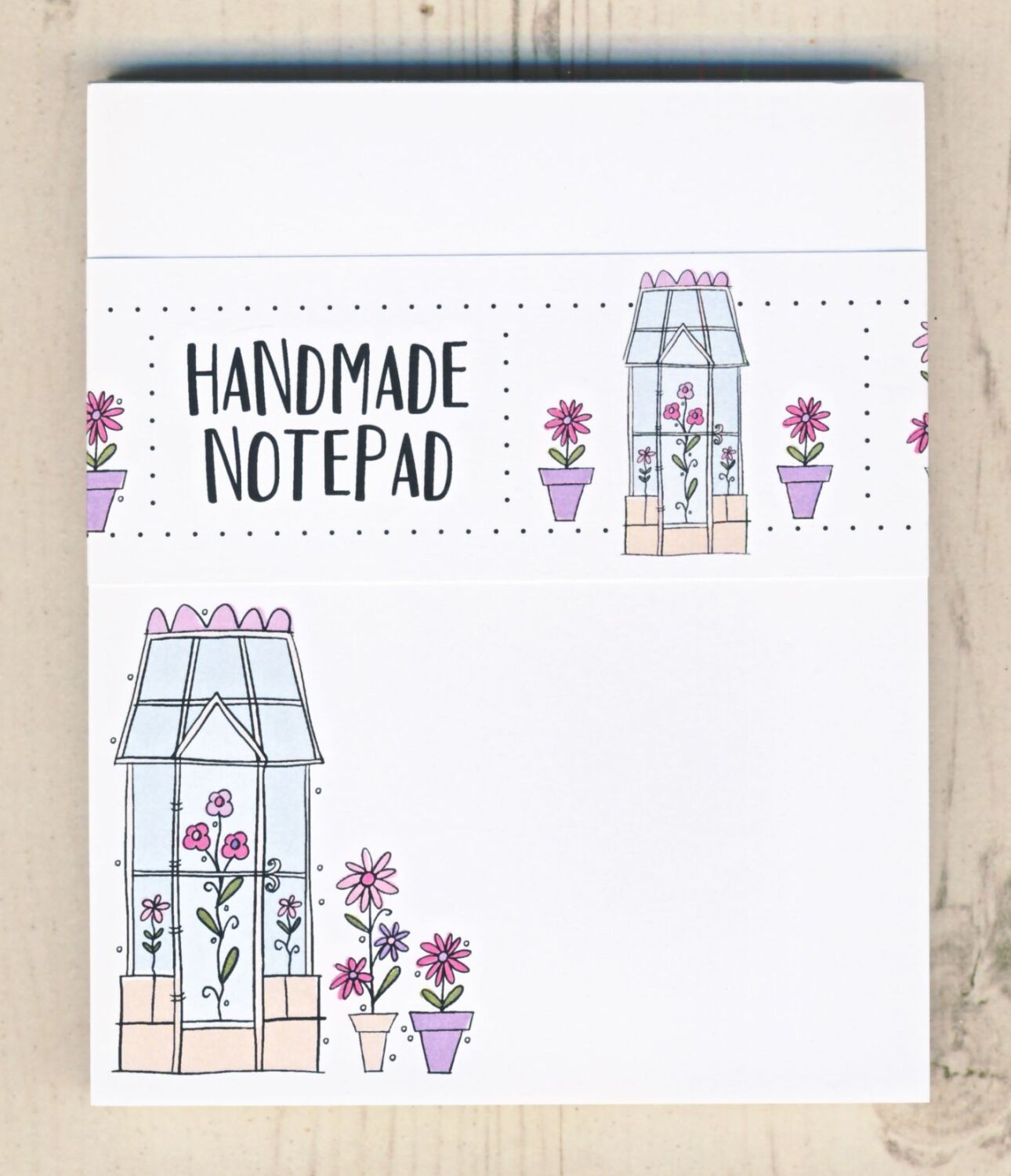 handmade beehive notepad
