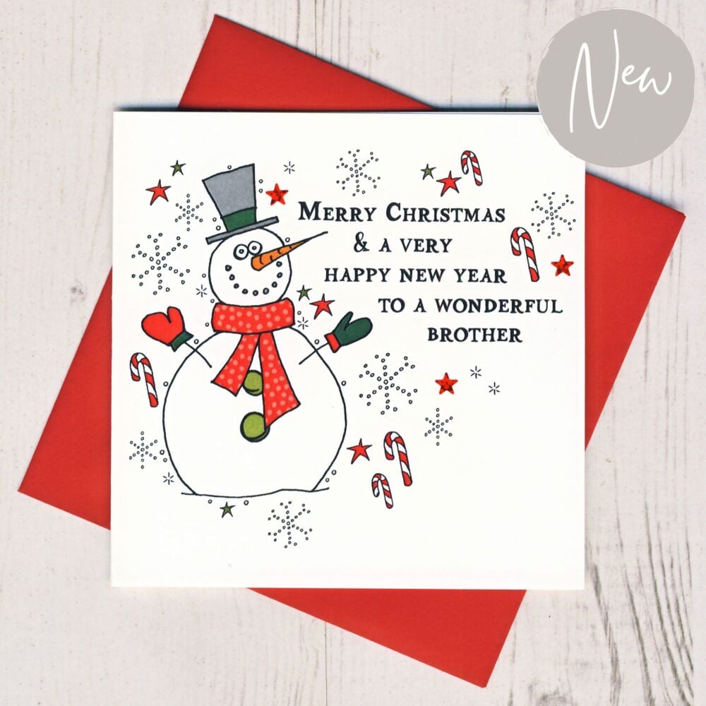 brother christmas card