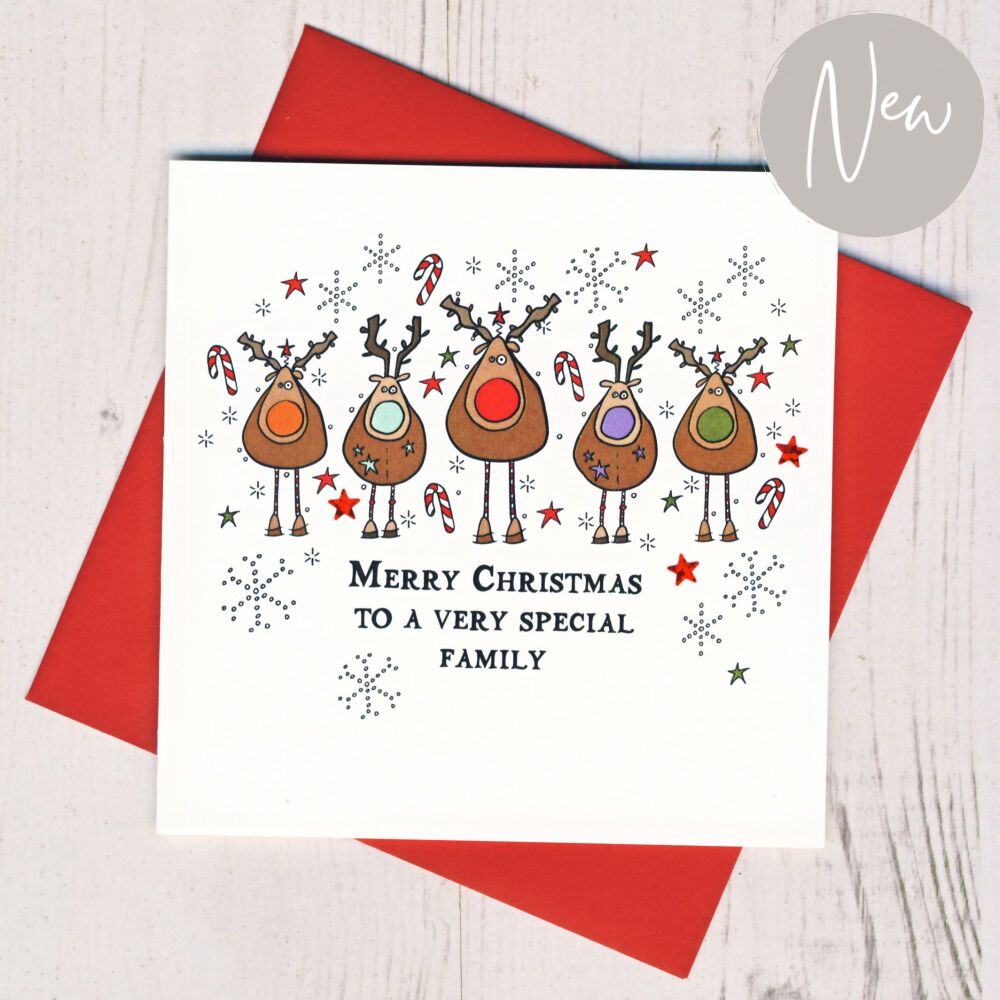 special family Christmas card