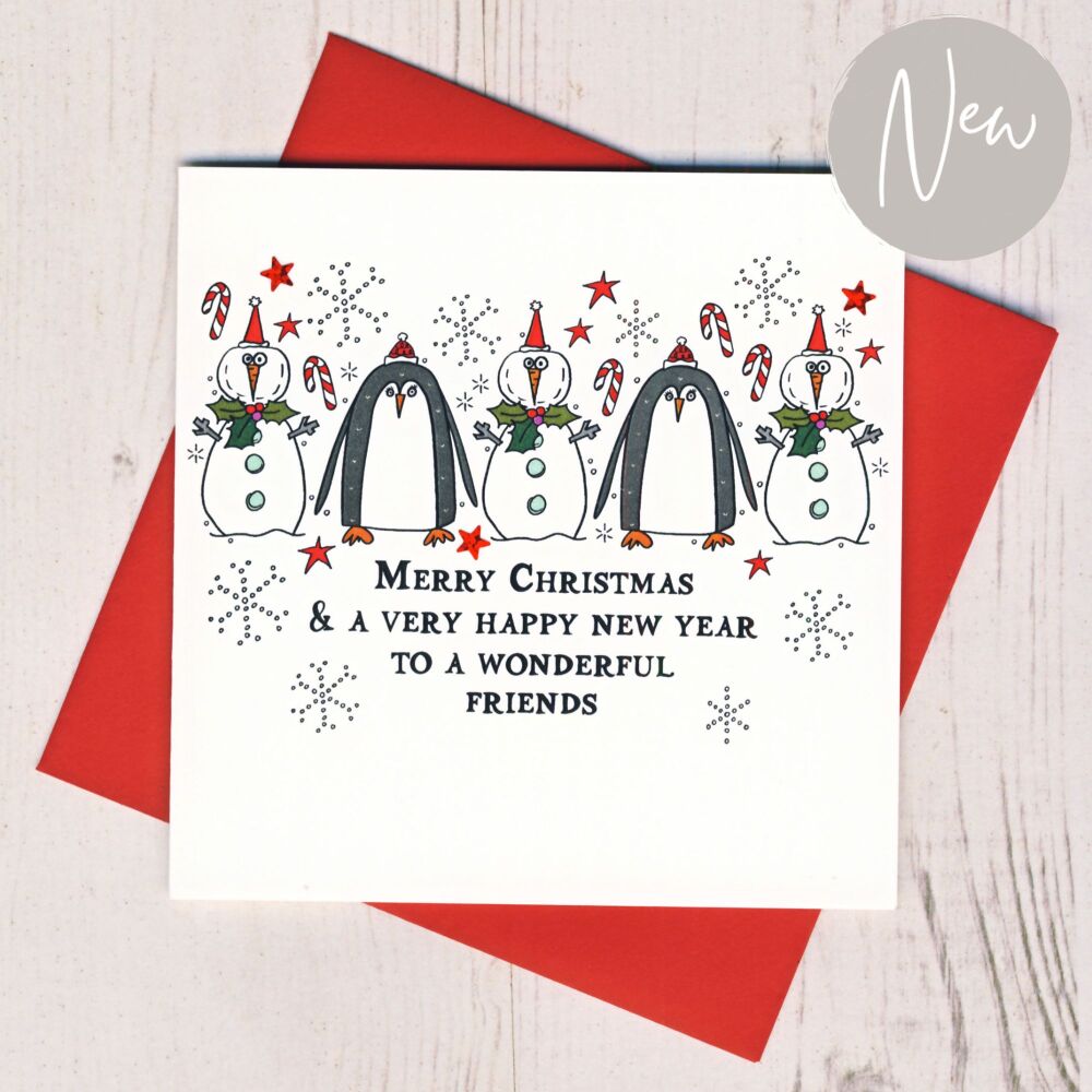 friends Christmas card