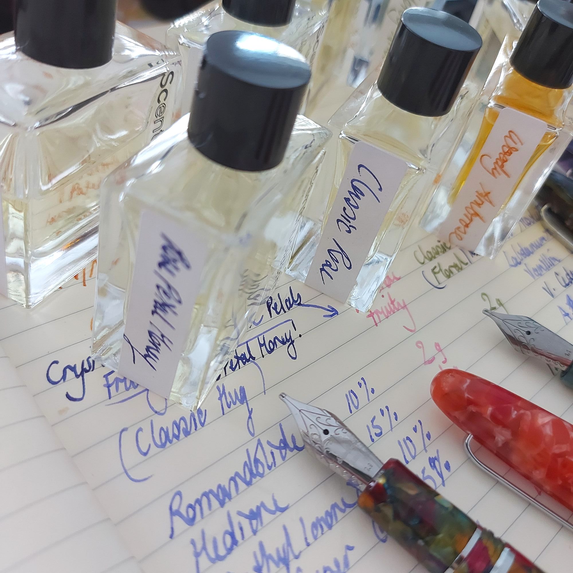 Bespoke and personal perfumes, created by Sarah McCartney in London