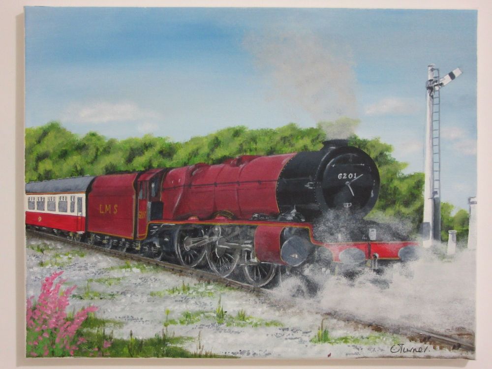 LMS 6201 Princess Elizabeth - Steam Engine RailArt