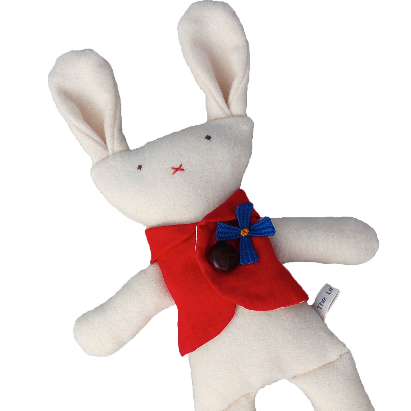 Cream Bunny in Red Waistcoat
