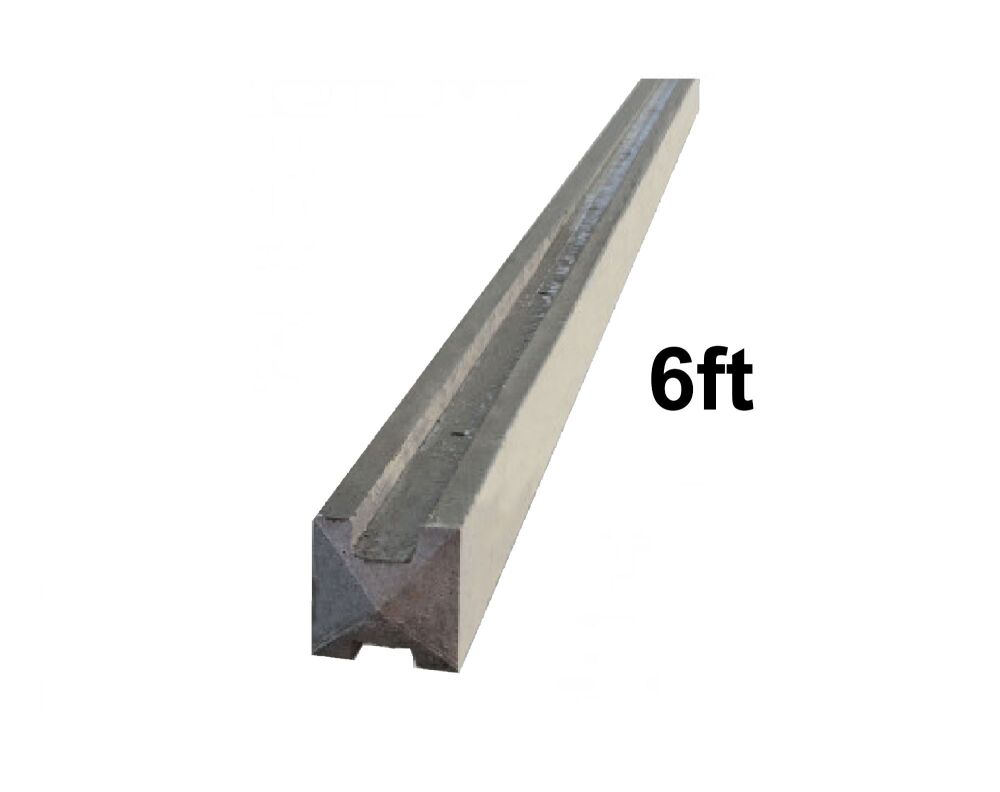 CP6- 6ft Concrete Slotted Intermediate Post
