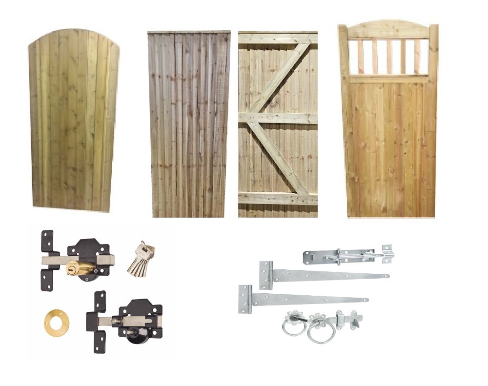 A7- Gates, Gate Posts, Gate Hanging Hardware - Fencing materials fence ...