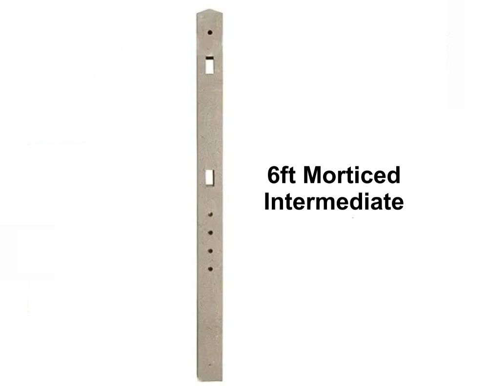 CP6M - 6ft Concrete Morticed Intermediate Post