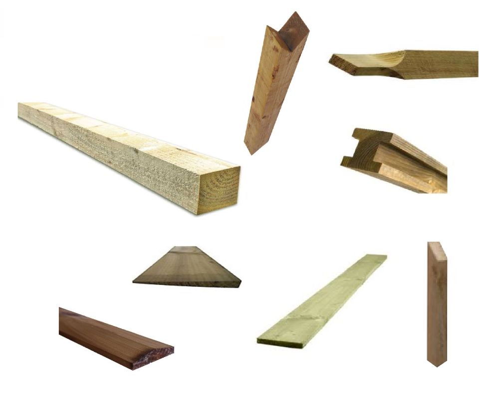 A6- Timber Fence Posts & Fencing Materials - Fencing materials fence ...