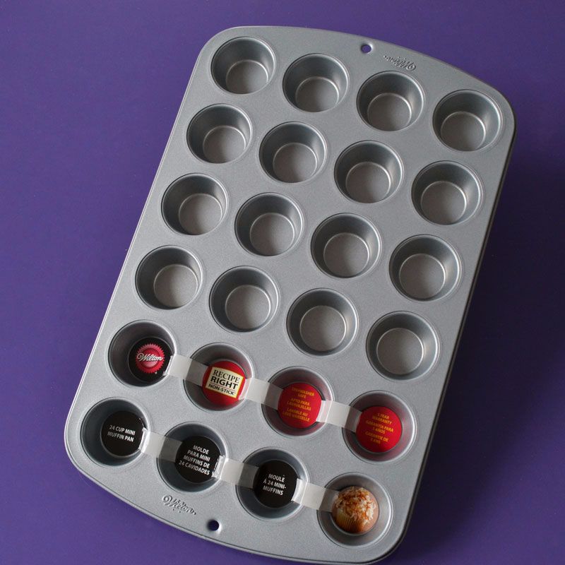 24 Cup Mini Cupcake Tray By Wilton 24 Cup Mini Cupcake Tray By Wilton