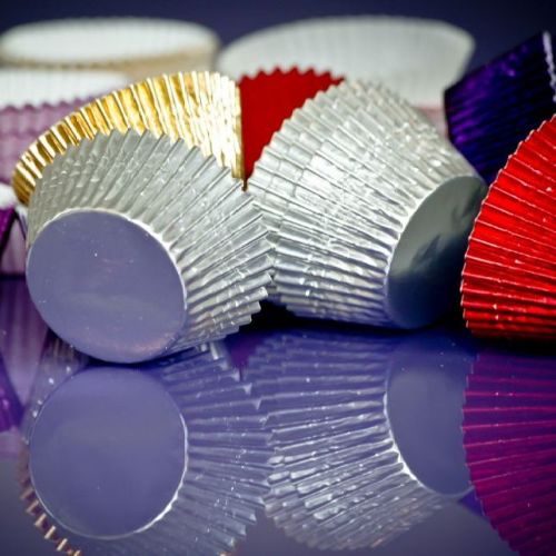 Cupcake Cases, Paper and Foil, Plain and Patterned in a variety of colours