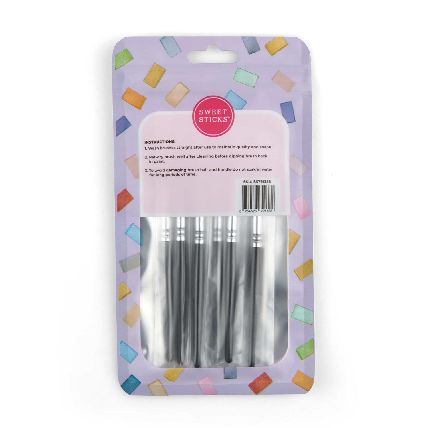 Paint Tabs by Sweet Sticks - Four Colour Edible Paints - Purple Cupcakes