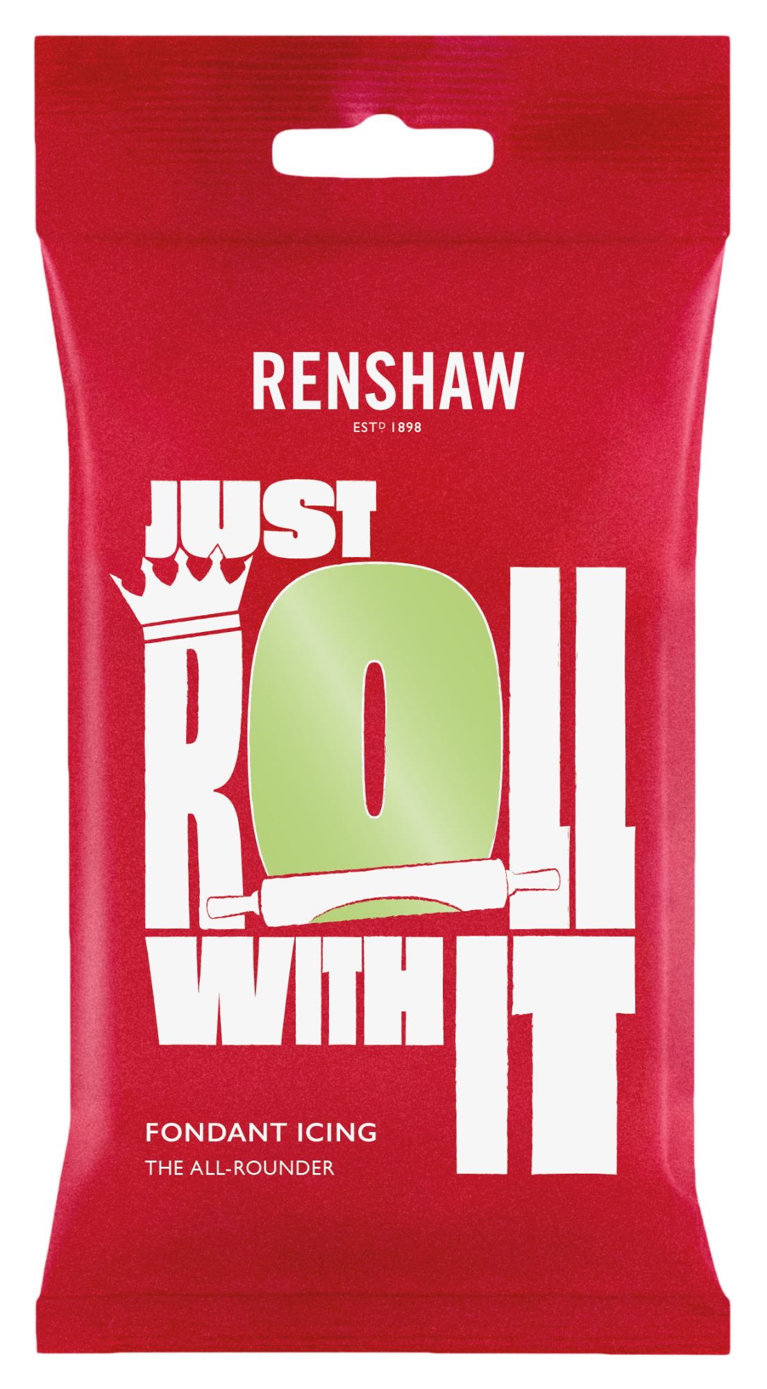 Renshaw Ready To Roll Icing - Pastel Green - 250g Pack Sugarpaste ...