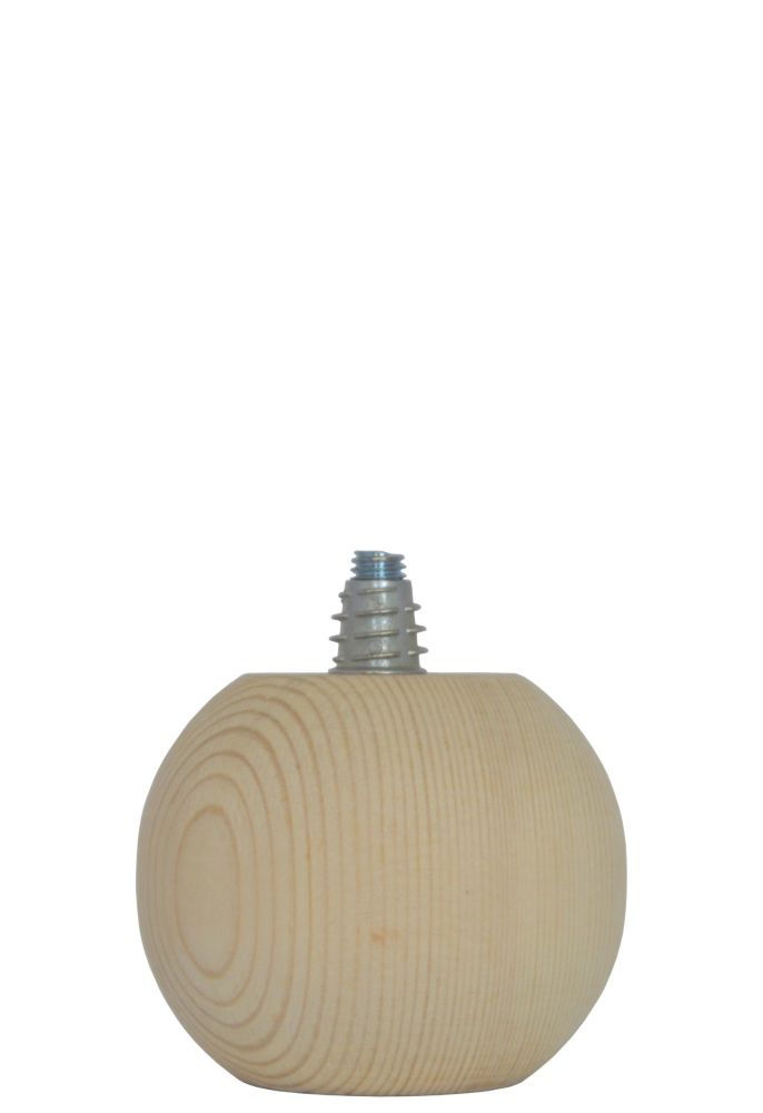 Large and Small Pine Bun Foot, Ball Foot and Tulip Feet with an M8 ...