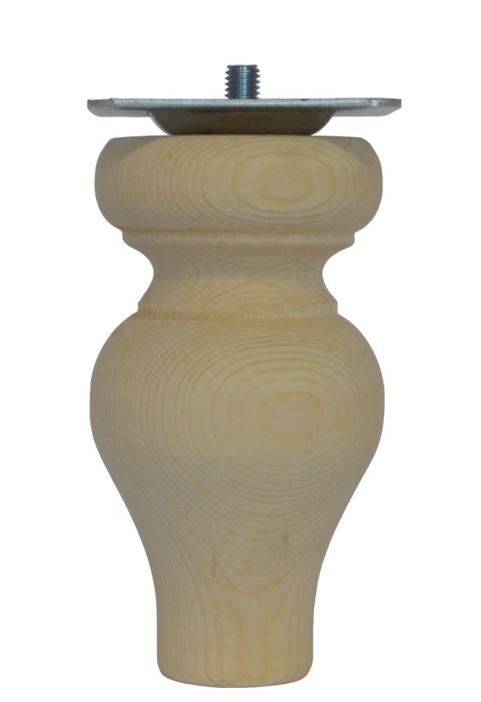 Large and Small Pine Bun Foot, Ball Foot and Tulip Feet with an M8 ...