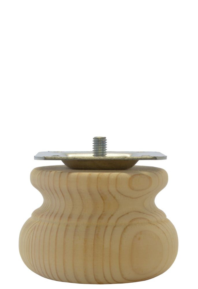 Large and Small Pine Bun Foot, Ball Foot and Tulip Feet with an M8 ...