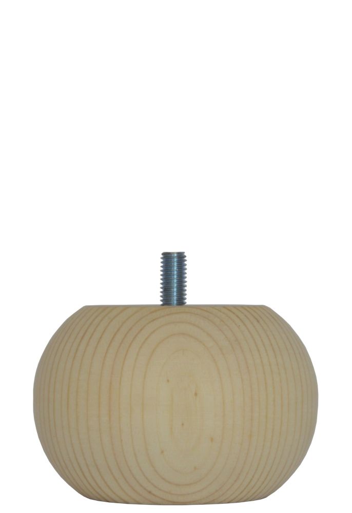 Large and Small Pine Bun Foot, Ball Foot and Tulip Feet with an M8 ...