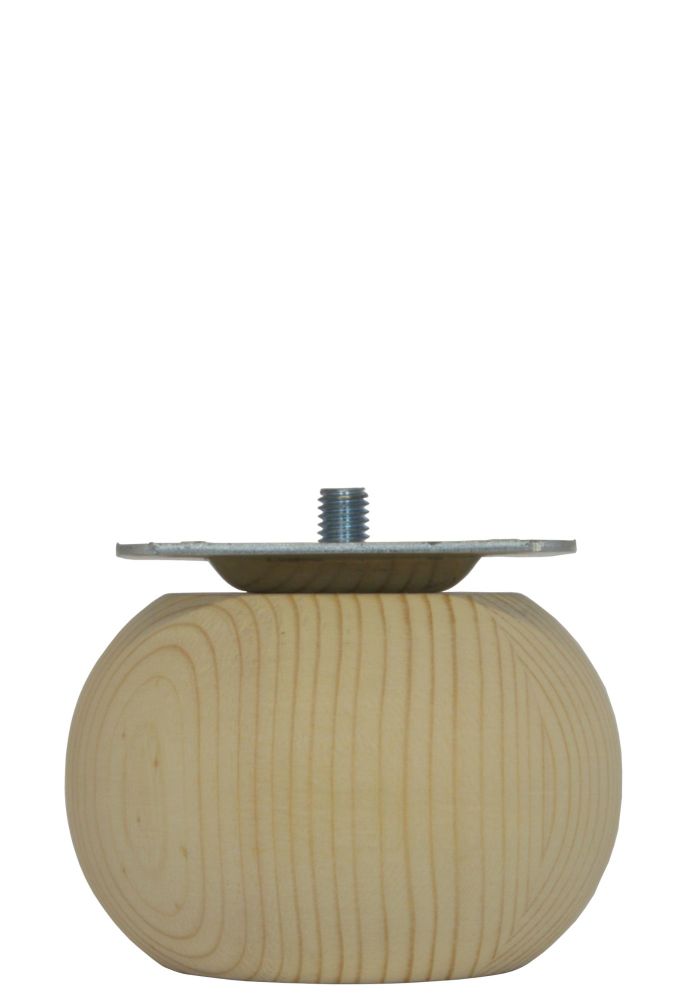Large and Small Pine Bun Foot, Ball Foot and Tulip Feet with an M8 ...