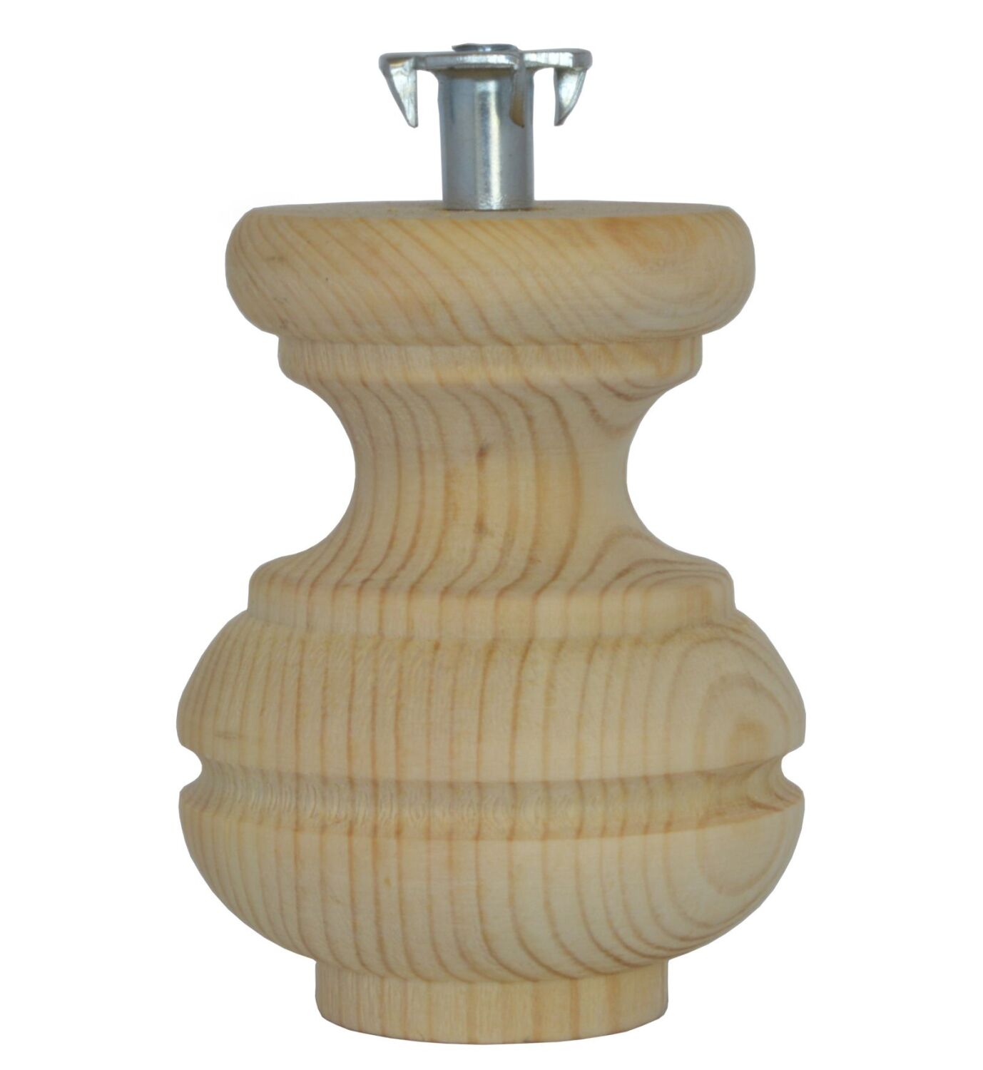 Worldsource Quality turned and Sanded Tall Pine Moulded Bun Foot with ...